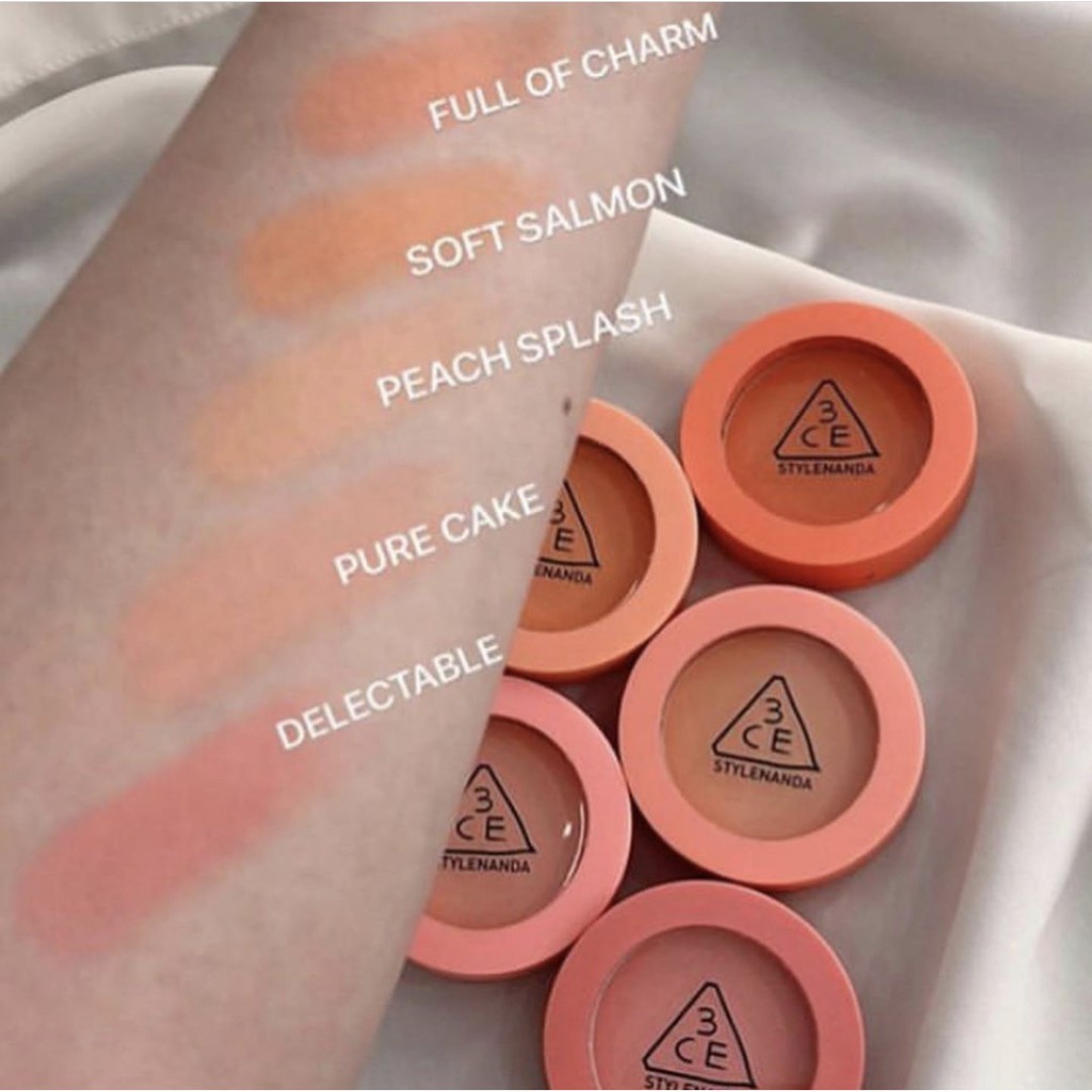 SG _ 3CE Face Blush 5.5g 3CE Cheek Blush cheek blusher mono pink city ...