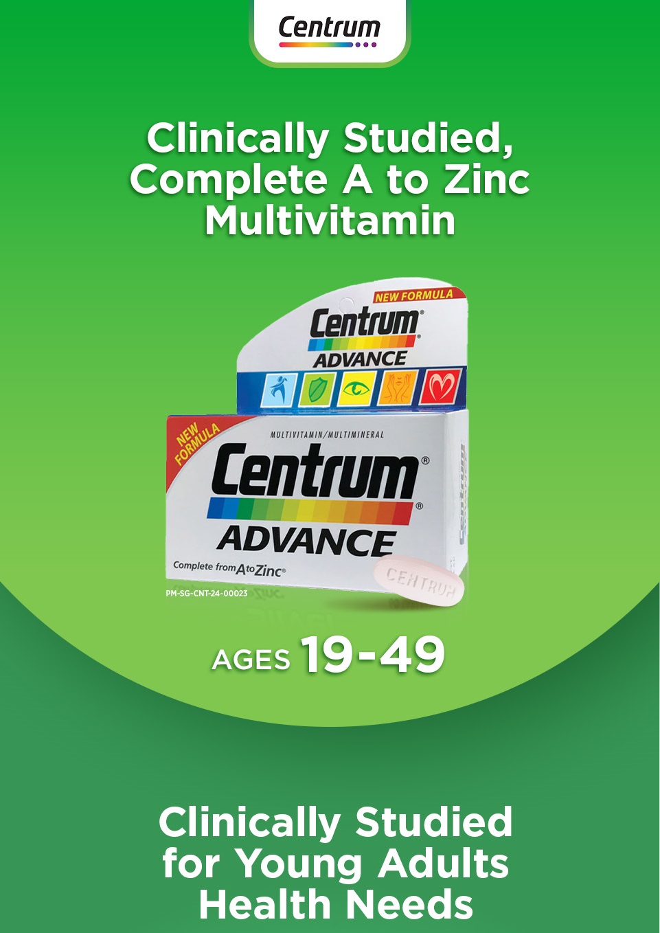 CENTRUM Advance Multivitamin for Young Adults, Vitamin C, A ,Zinc ...