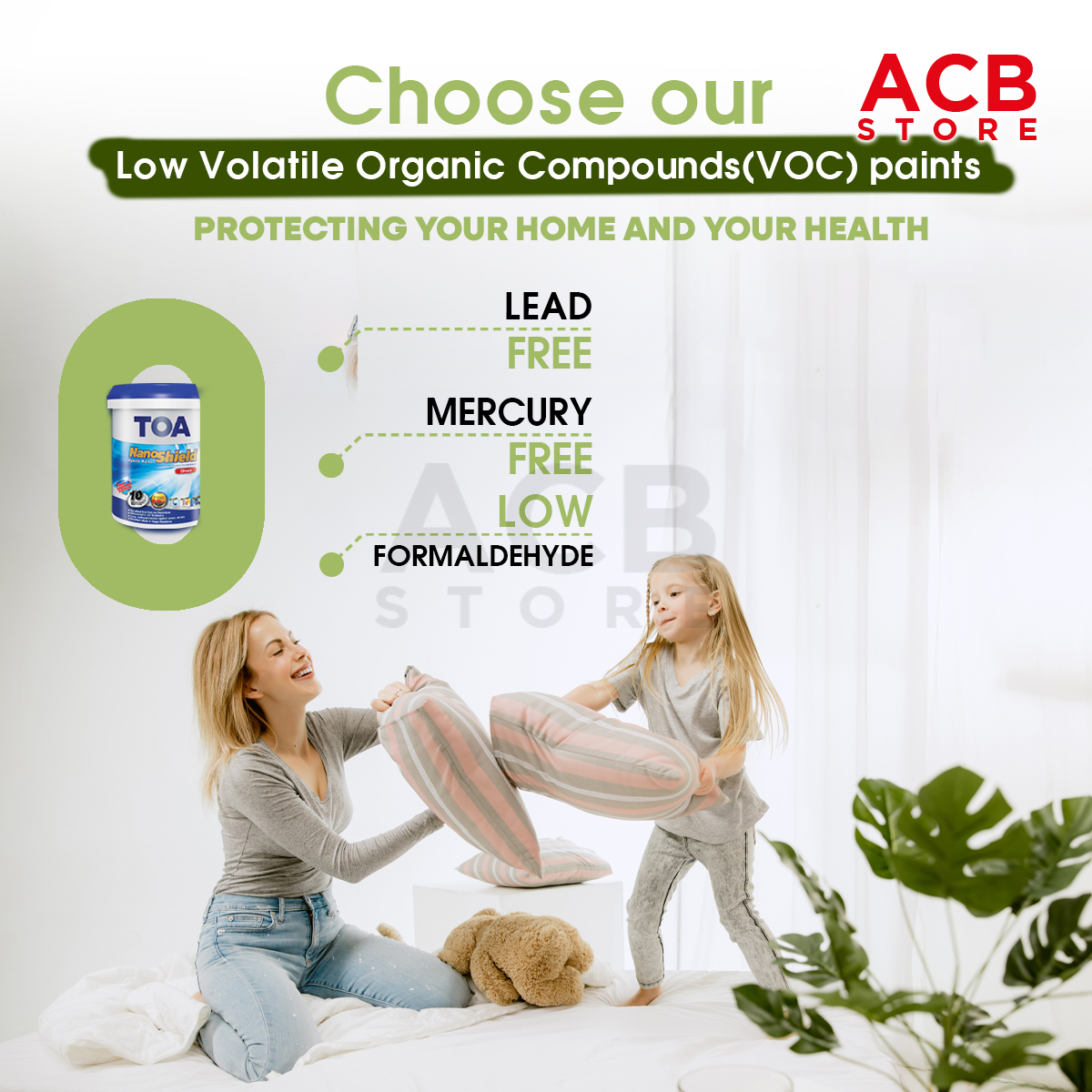 [NO.1 ANTI MOLD & FUNGUS PAINT IN SG] TOA PREMIUM ACRYLIC EMULSION ...