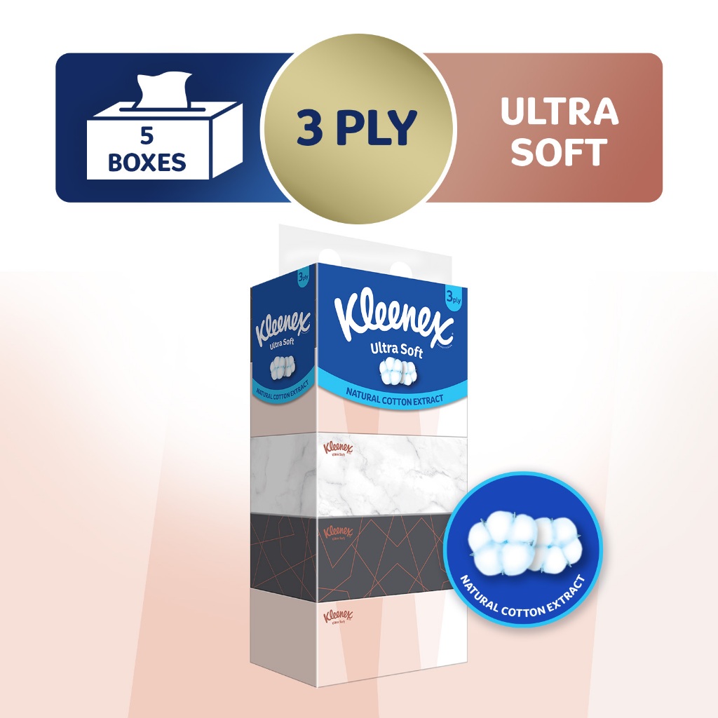 Kleenex Facial Tissue Box / Value Pack / Best Value / Available in 3 ...