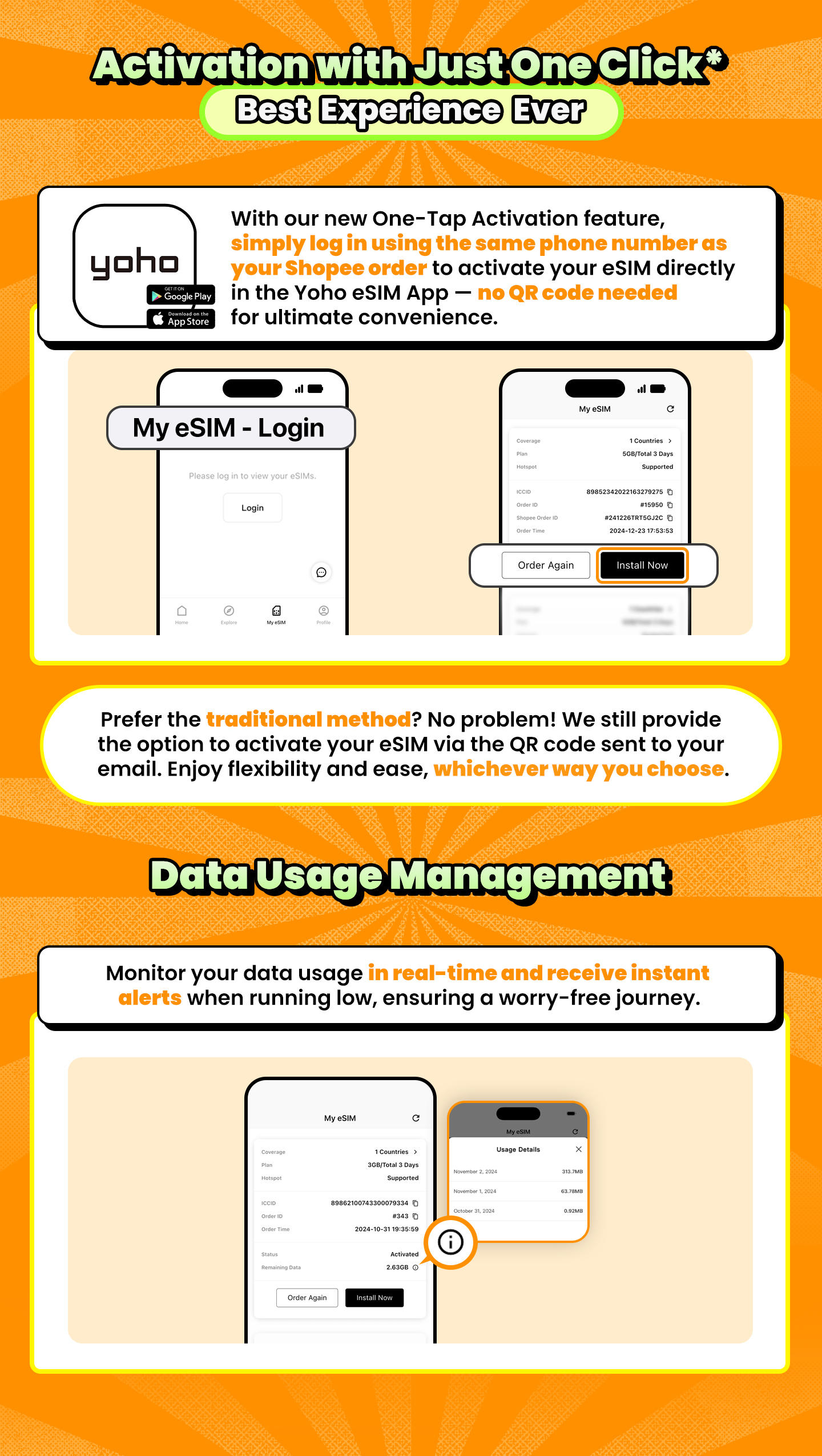 [Yoho] China eSIM | Daily 1-3GB High-Speed | 1-30 Days Stay Connected ...