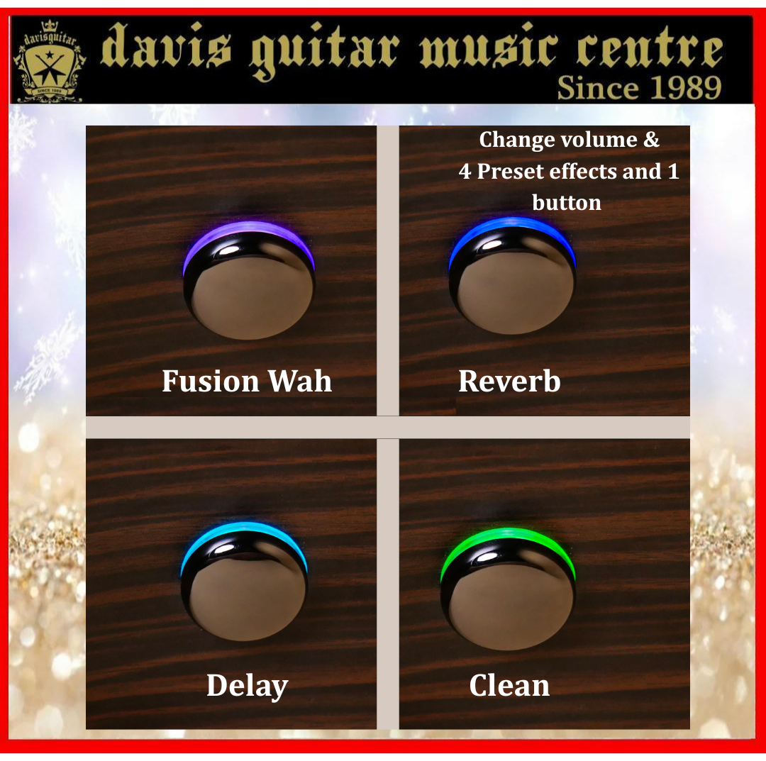 Enya EM-X0 EQ Black Acoustic Guitar 36 Inch Grand Auditorium FREE Bag, Tuner, strap, Capo Pick ...