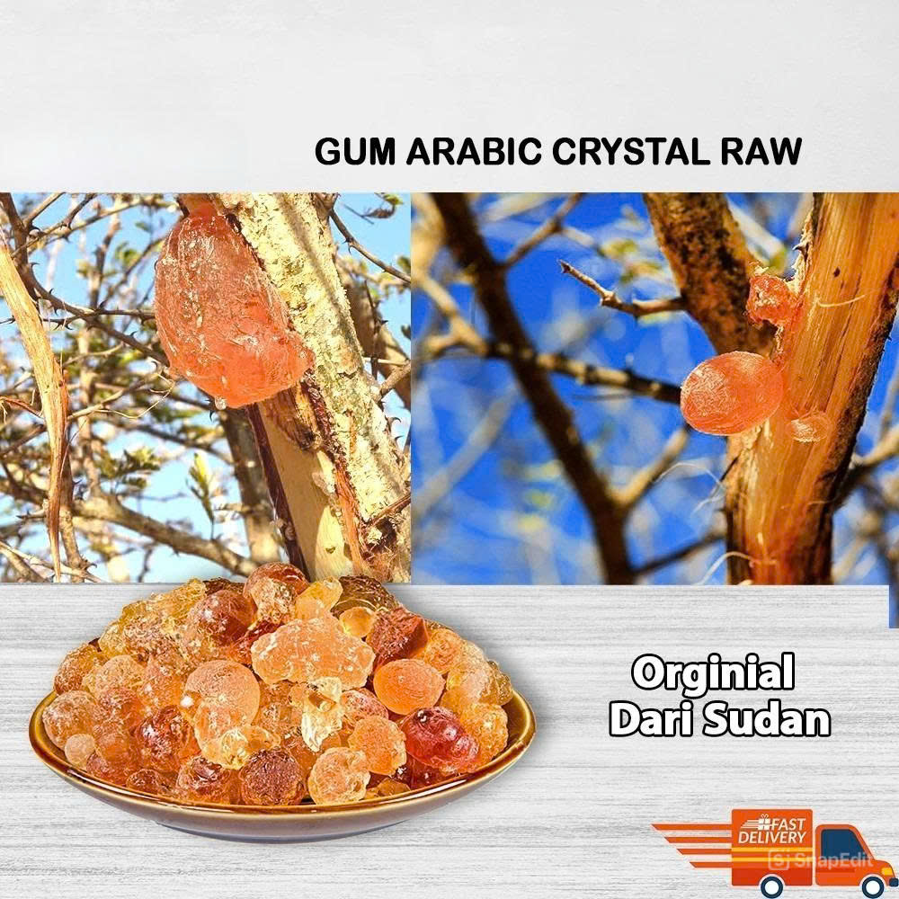 Original Sudan Gum Arabic Crystal & Powder | 100% Pure Organic Acacia ...