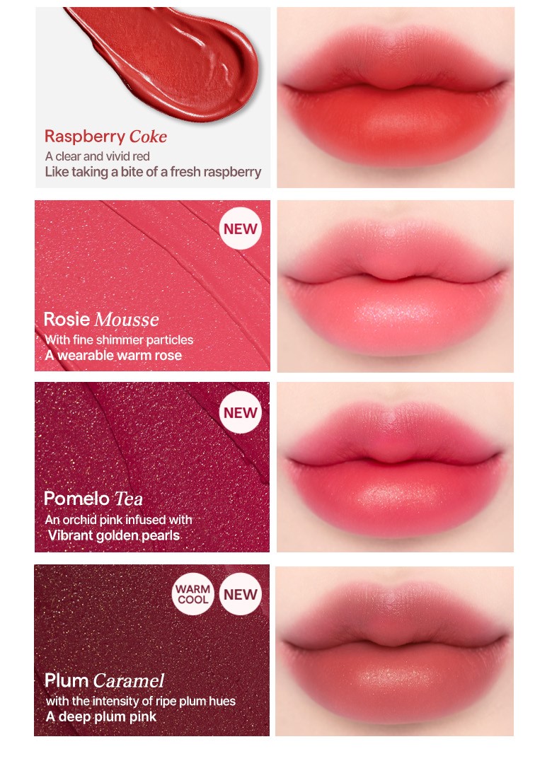 [SISTER ANN Official] Mellow Dewy Lip Blur (8 colors) | Shopee Singapore
