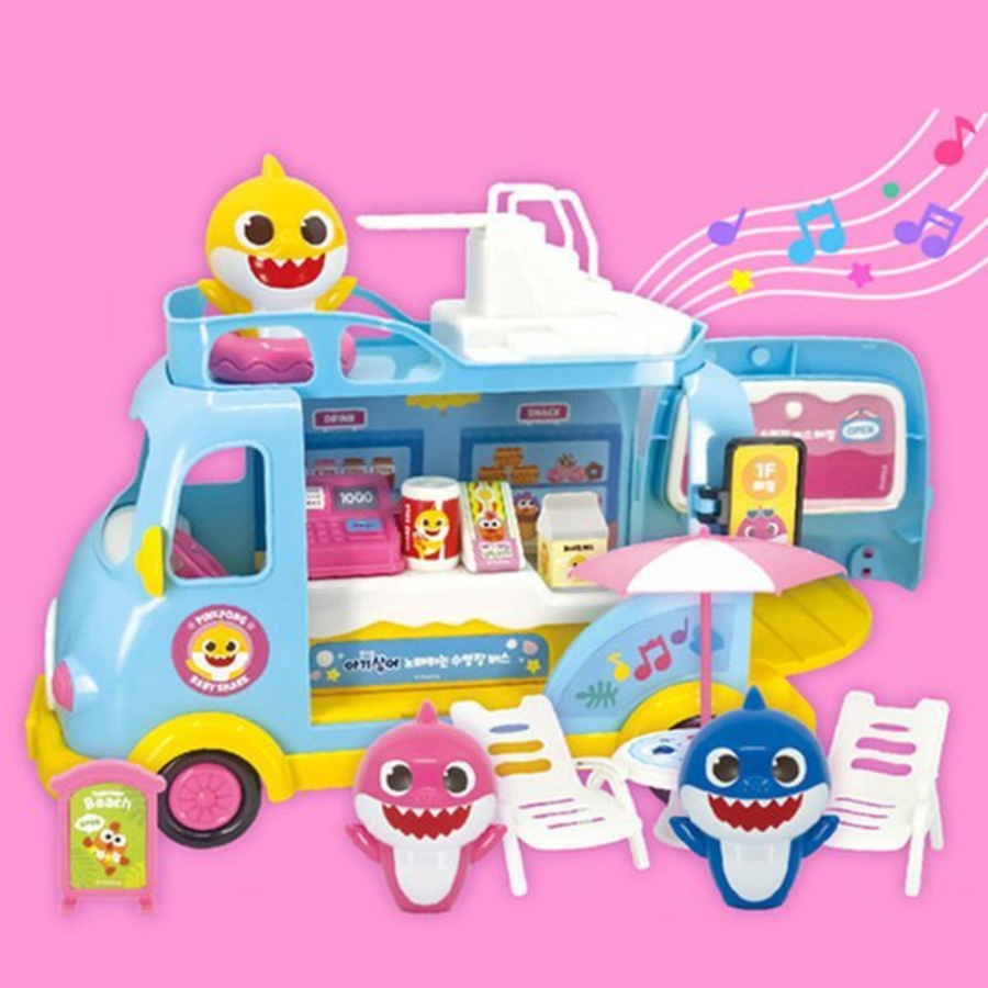 Pinkfong Baby Shark Singing Swimming Pool Bus Toy | Shopee Singapore