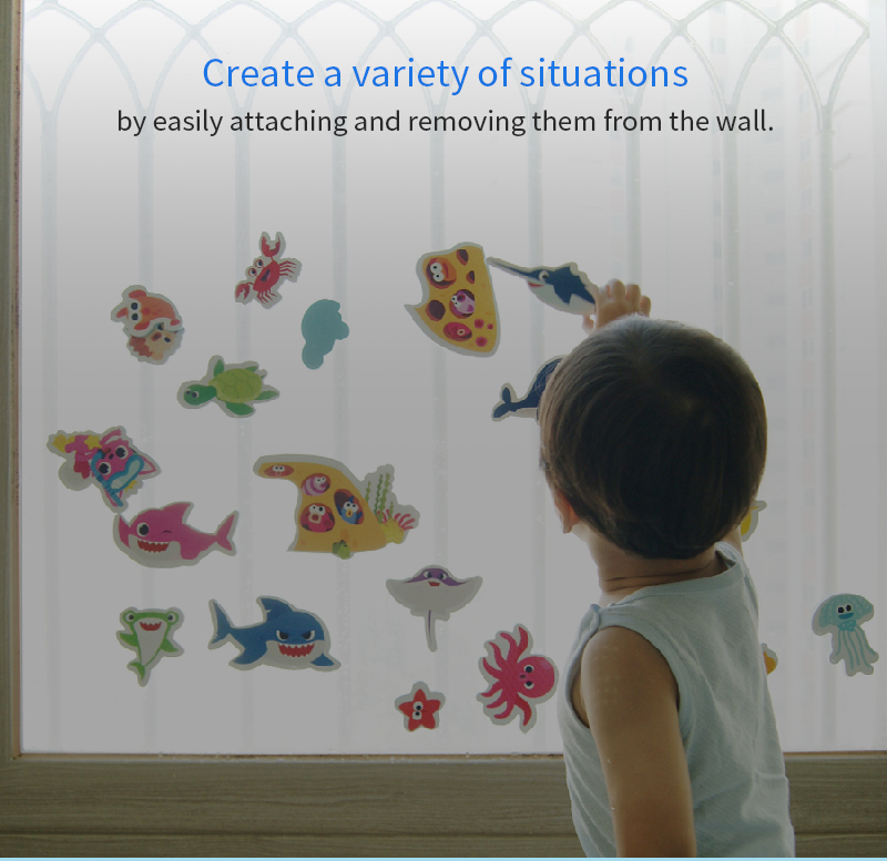 PINKFONG Official Baby Dinosaurs Bath Time Stickers | Shopee Singapore