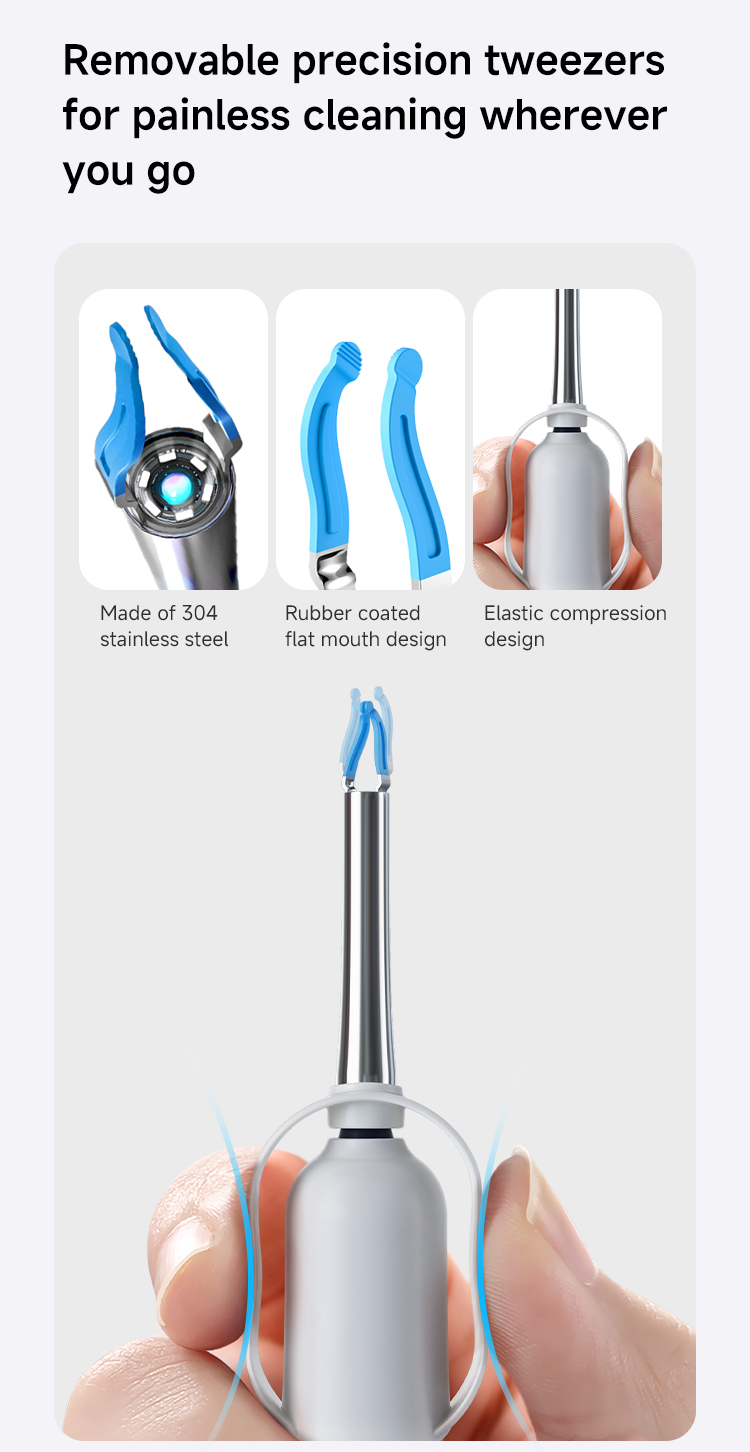 Bebird EarSight Plus Earpicks Ear Wax Removal Cleaner with tweezer 6 ...