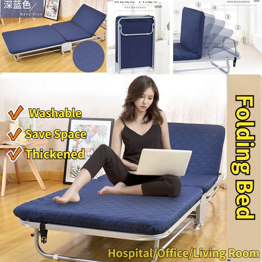 [Free Shipping]Fold Bed Easy Folding Bed Portable Foldable Single Bed ...