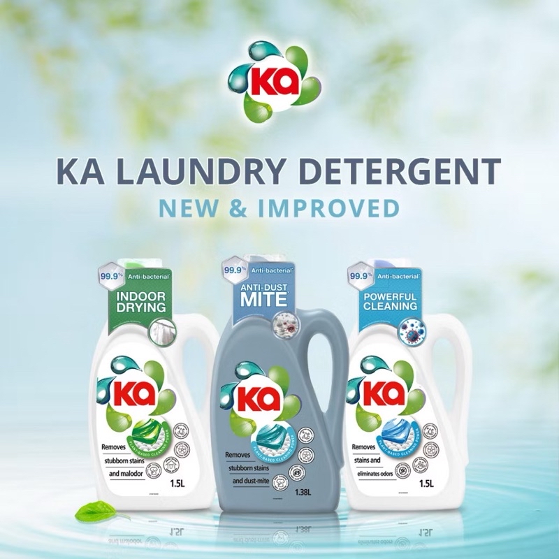 [Bundle of 2] Ka Anti Bacterial Concentrated Laundry Liquid Detergent ...