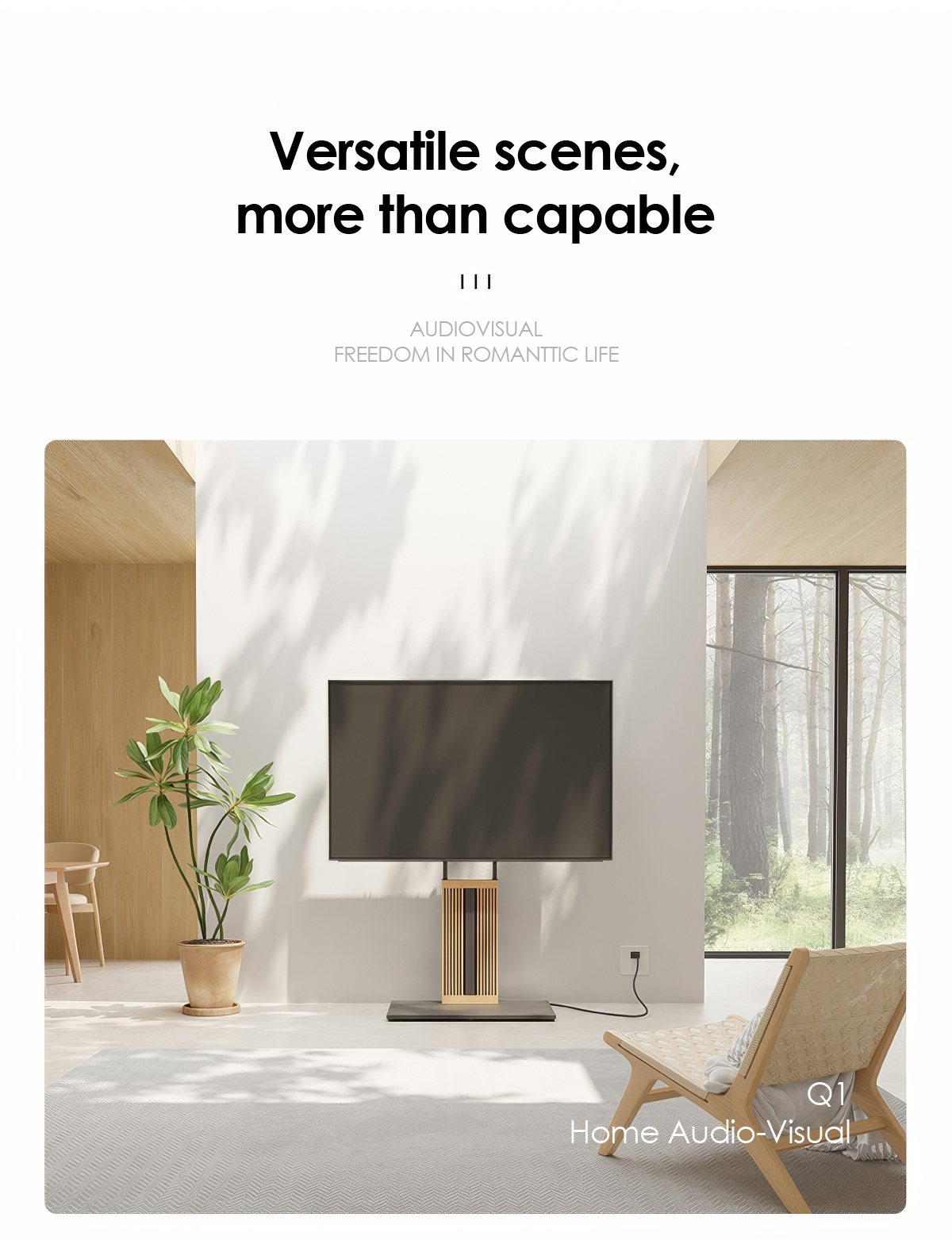 FITUEYES Zen TV Stand FT65 LOW TYPE | 32-65 Inch | Shopee Singapore