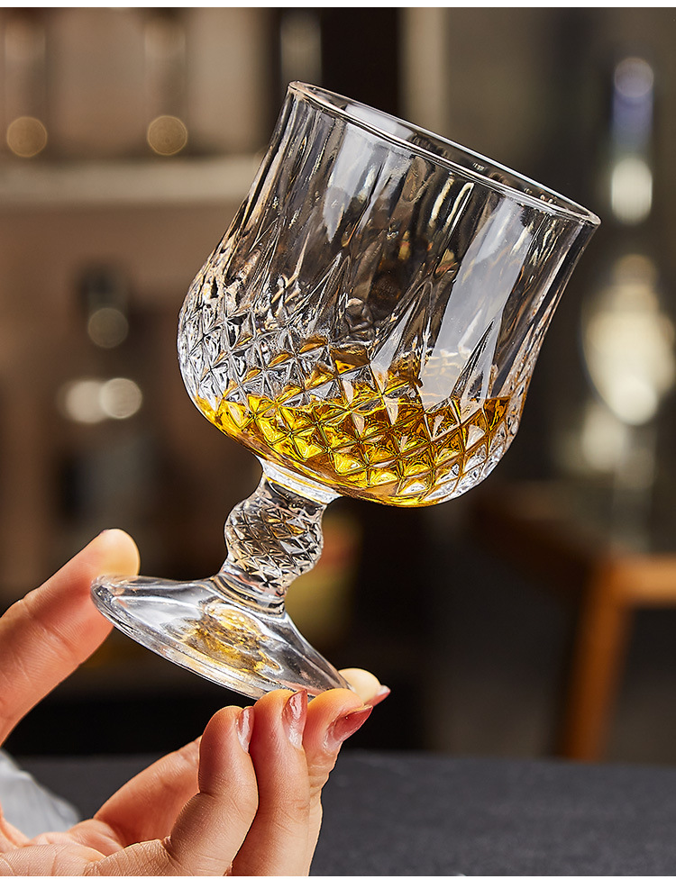 Luxury Glass Goblet Diamond Red Wine Cognac Cup Wine Glass Champagne ...
