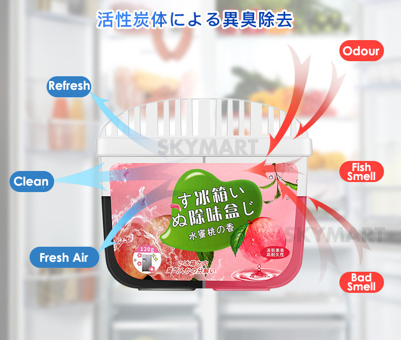 Japan Fridge Deodorant Refrigerator Deodorant Fridge Deodorizer ...