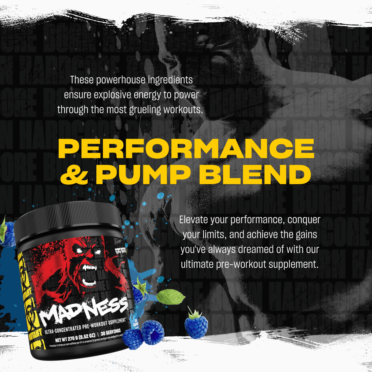 Mutant MADNESS, Pre-workout Supplement, Increase Energy, Improve Focus ...