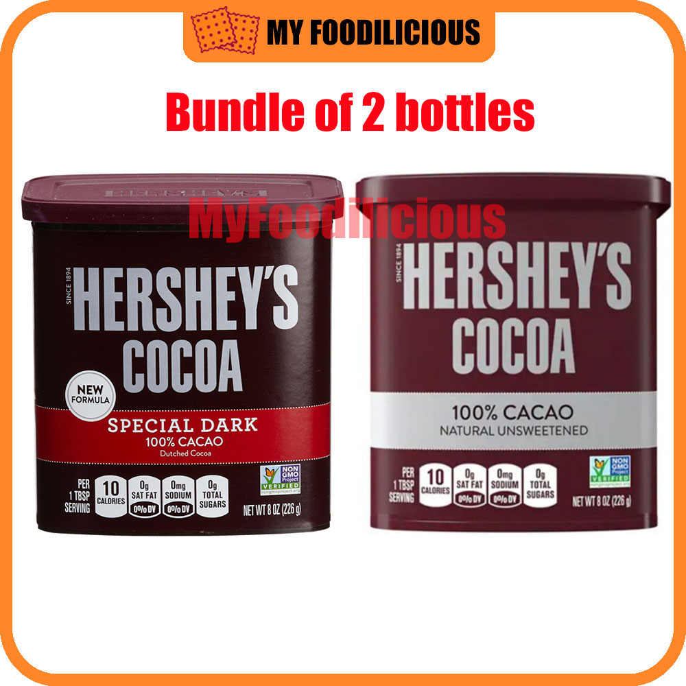 Hershey's Cocoa Special Dark 100% Cacao - Baking Cocoa Powder 226g ...