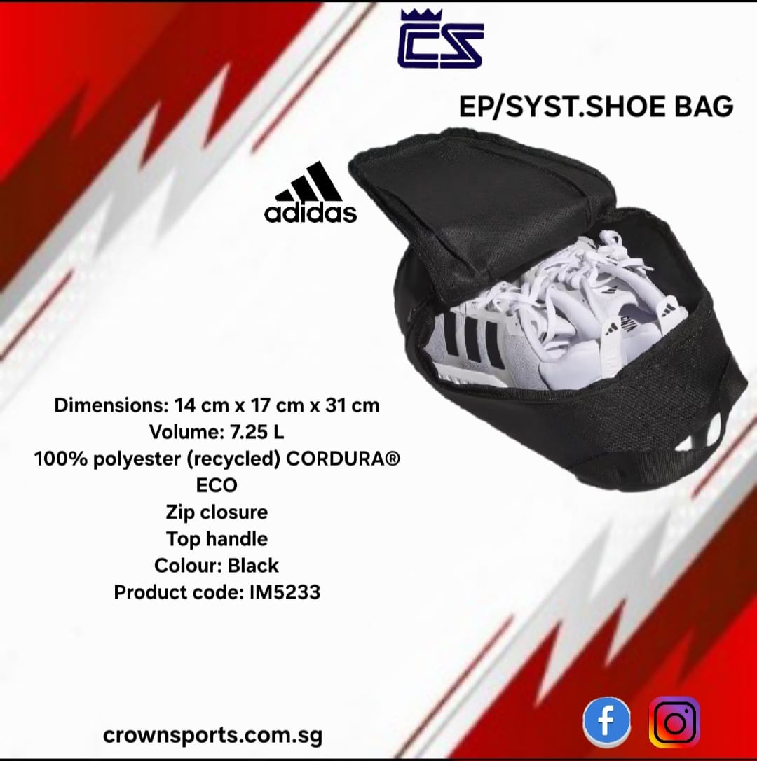 Adidas EP/Syst. Shoe Bag IM5233 | Shopee Singapore