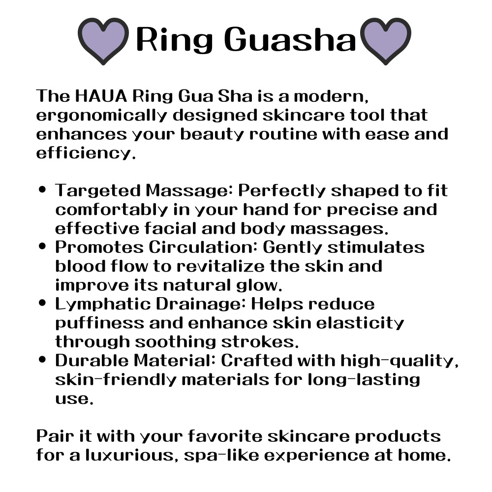 HAUA Ring Guasha (Targeted Massage,Promotes Circulation) | Shopee Singapore