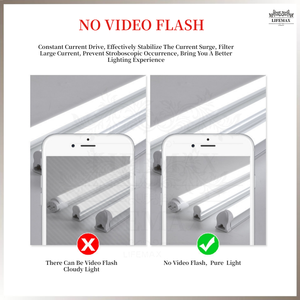 [SG Seller]T8/T5 LED Tube Energy-saving Bracket Light Strip Tube Strip ...