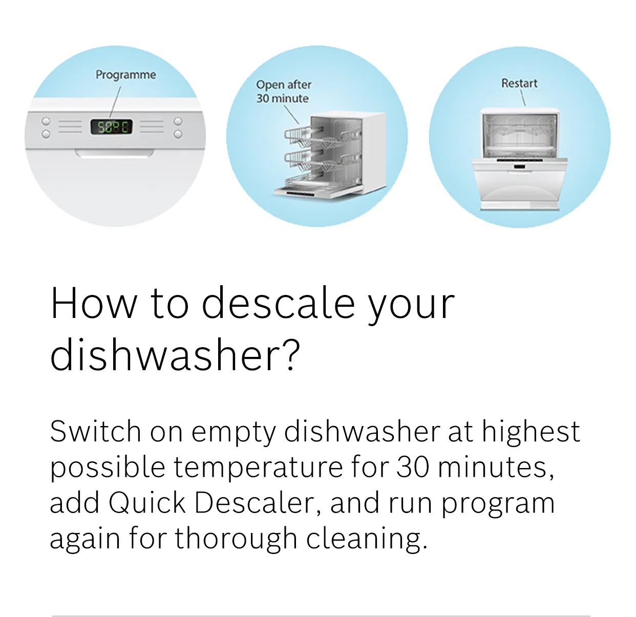 Bosch Clean & Care 00312330 Quick Descaler For Washing Machines And ...