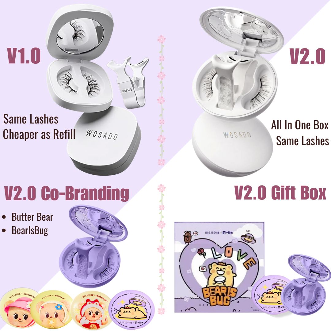 WOSADO⚡️【SG】Magnetic False Eyelash Lash Silky Diamond Ultra Frost ...