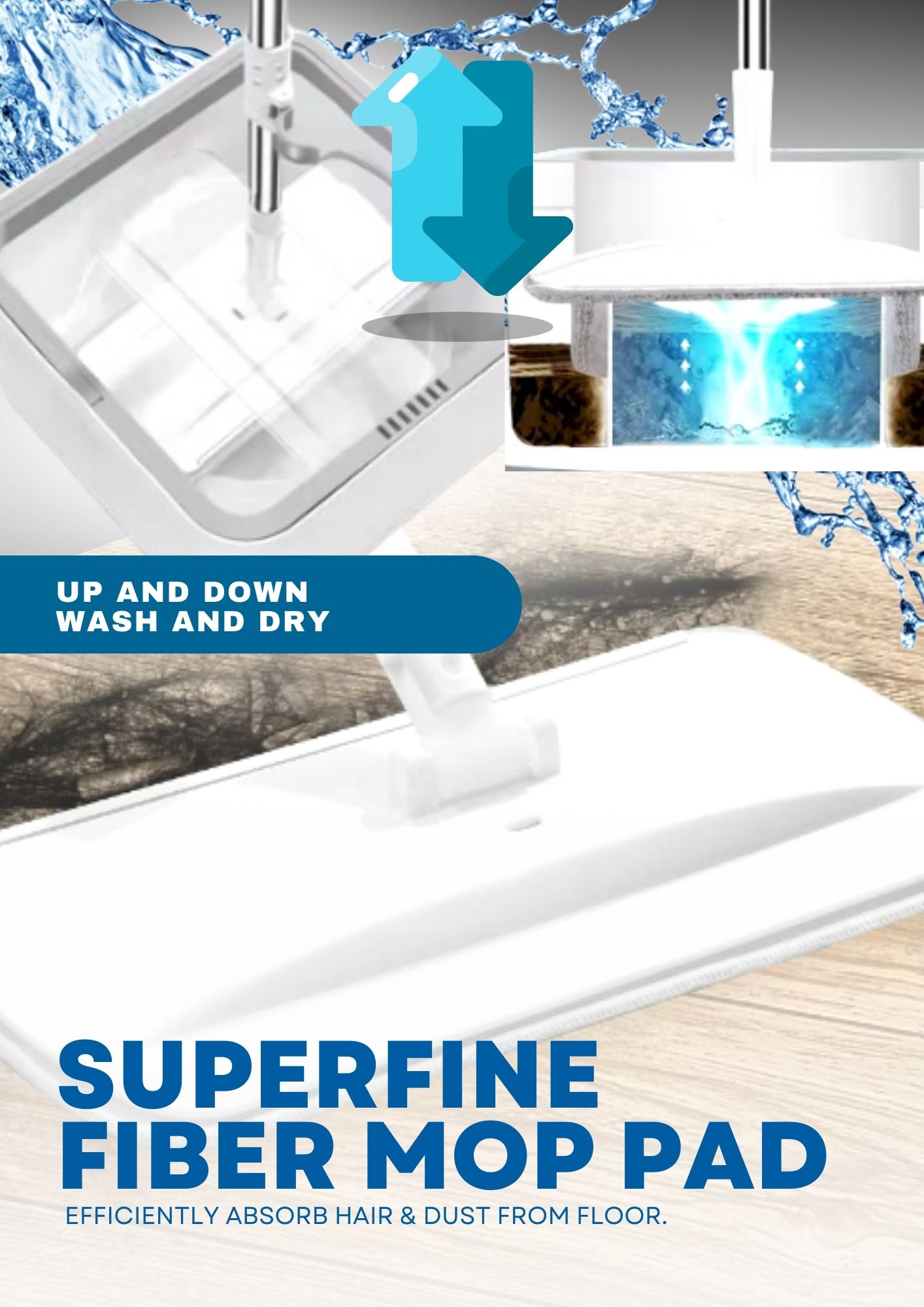 [Kessler] Dream Mop Clean Water Mop | 100% Mop with Clean Water ...