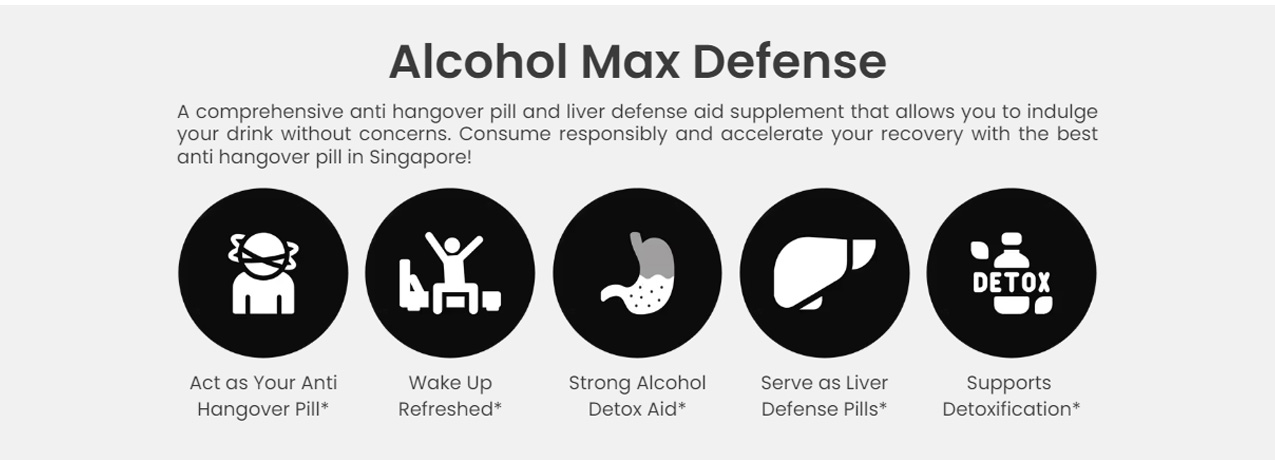 2-Pack Alcohol Max Defense Anti Hangover Pill - Drinking Aid & Headache ...
