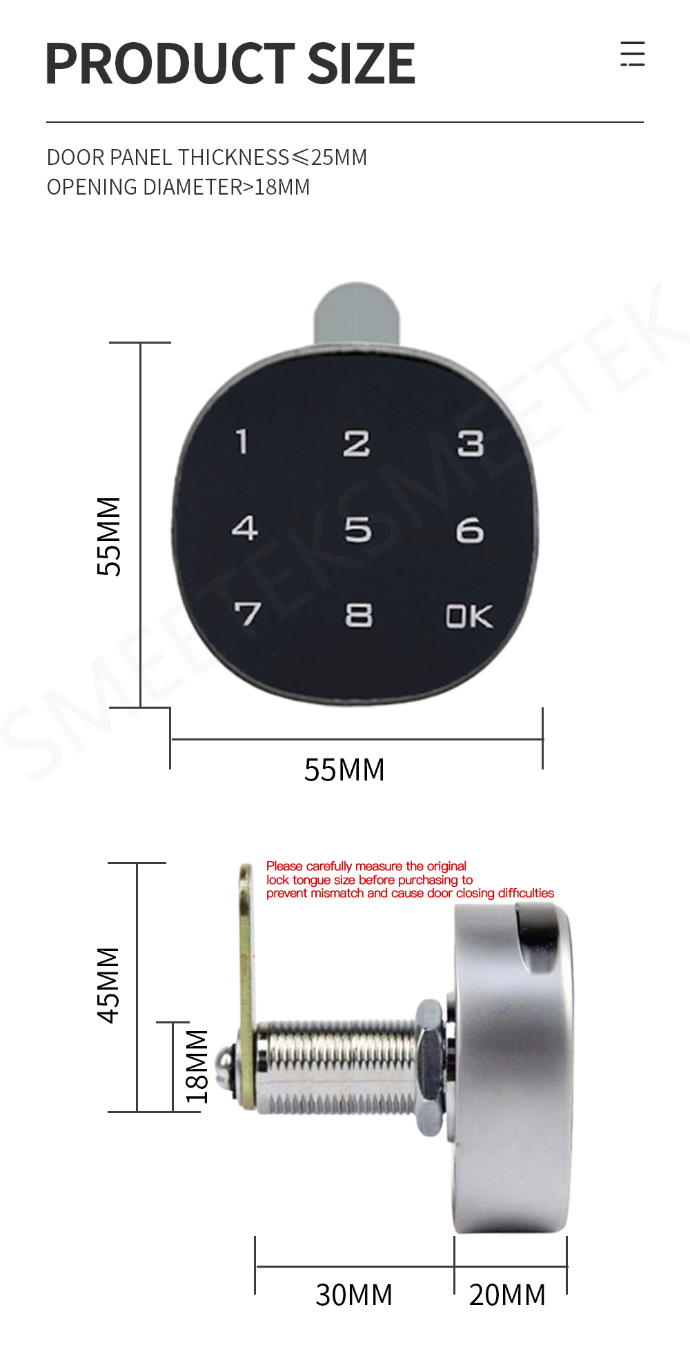 Letter Box Digital Lock Mailbox Lock Letterbox Digital Lock Cabinet ...
