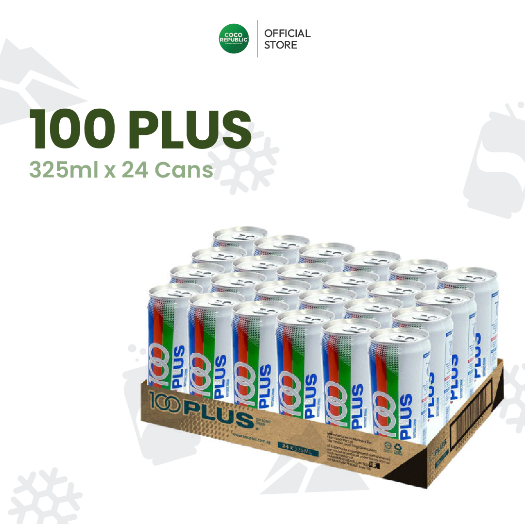 100 Plus Isotonic Drink - Original (325ml x 24 Cans) | Shopee Singapore
