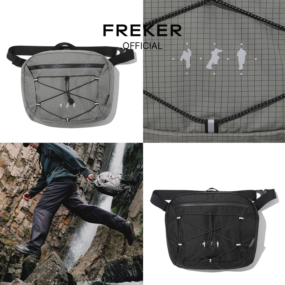 [FREKER] Unisex RIP-STOP String Crossbody Bag Sacoshe Sling Bag 10L ...