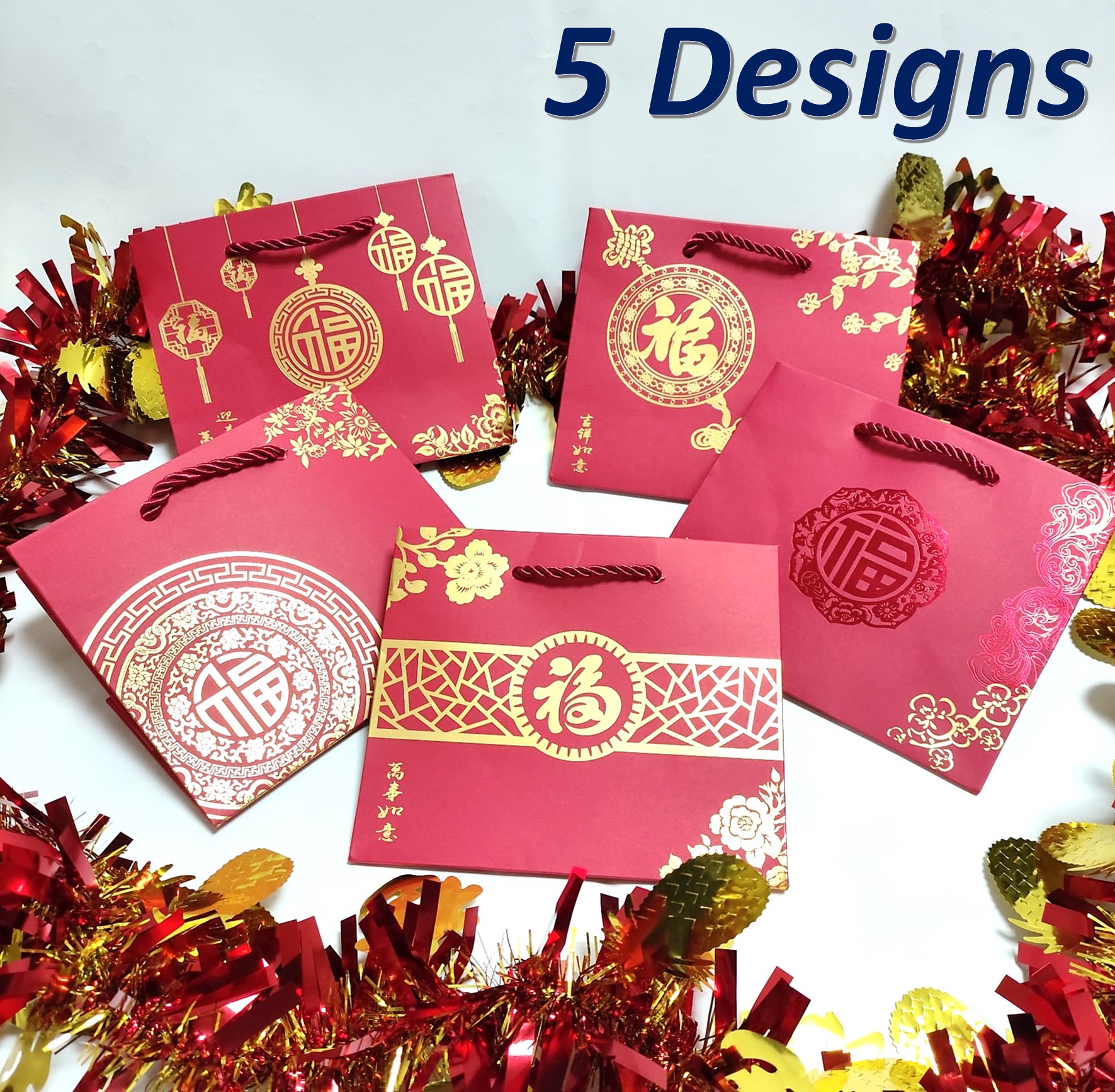 [S] [PB 12] CNY Mandarin Orange Bag | CNY Bag | Chinese New Year Paper ...