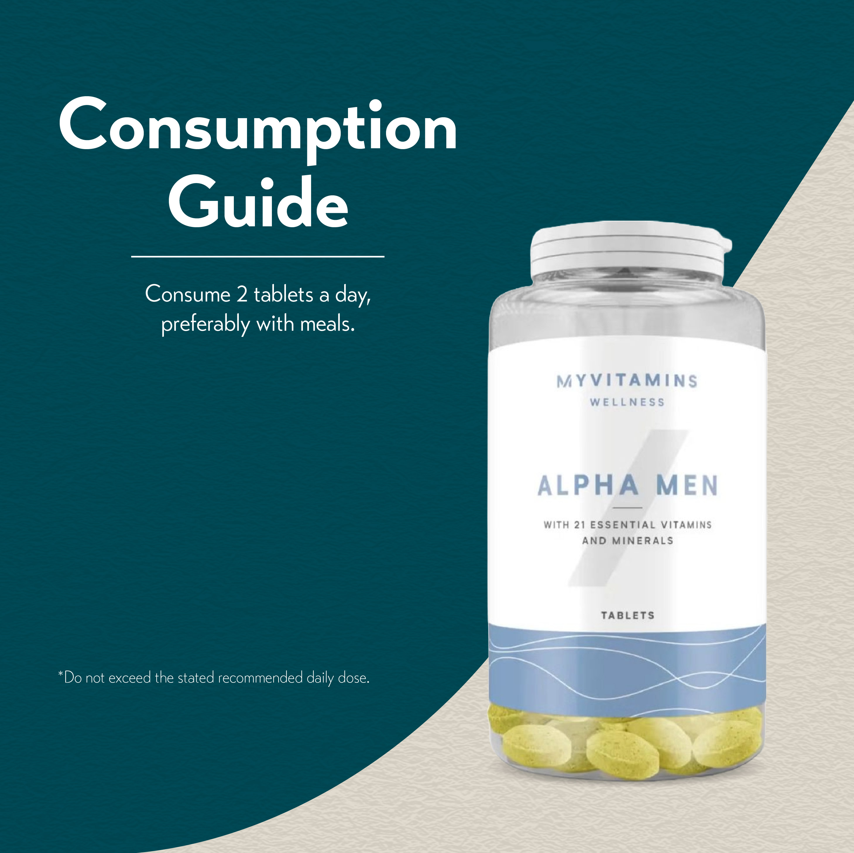 MyProtein MyVitamins Alpha Men Multivitamins (120 / 240 Tablets) | Shopee Singapore