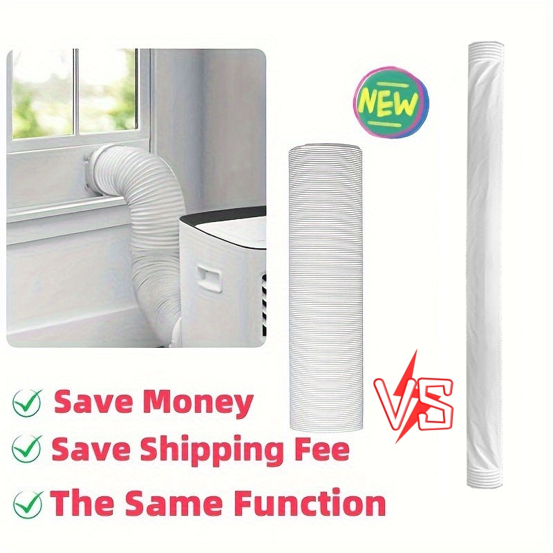 15cm Portable Aircond Hose Extension Kit 2/3m Universal Mobile Aircon ...