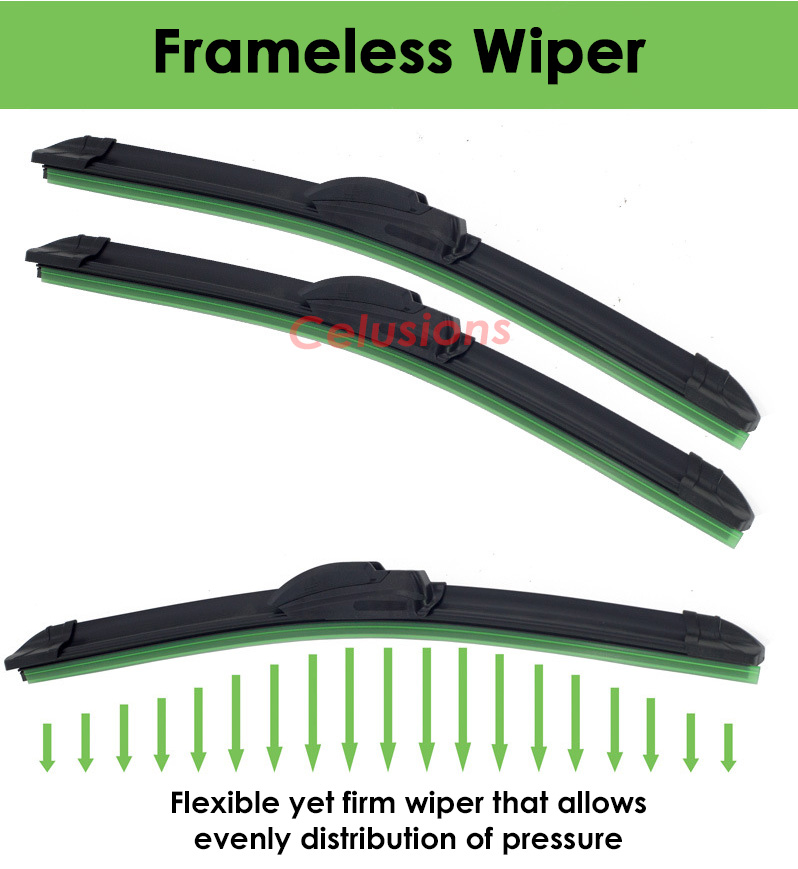 ️Hybrid | Frameless Car Front Wiper Blade ️14|16|17|18|19|20|21|22|24 ...