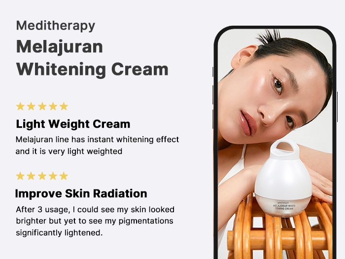 [MEDITHERAPY] Melajuran White Toning Cream 50ml/ Whitening & Dull skin ...