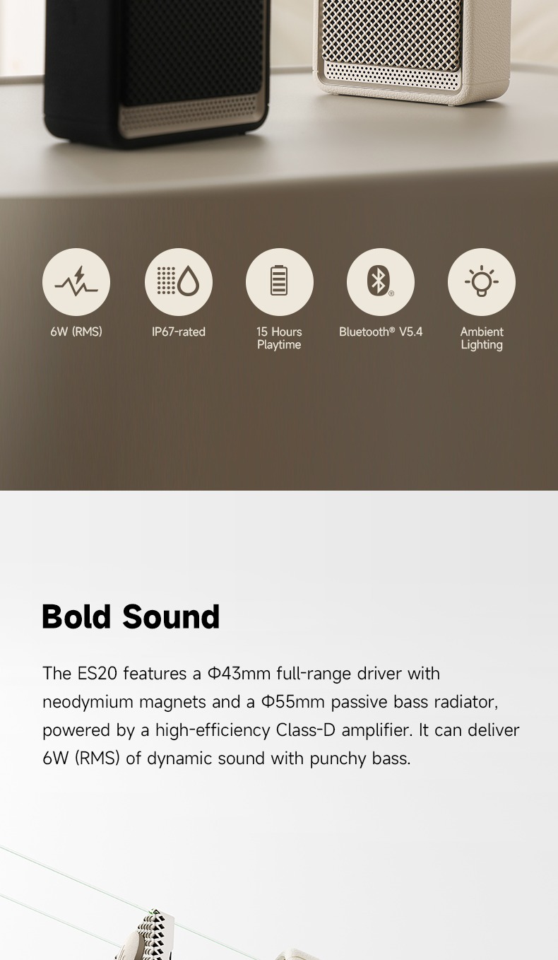 Edifier ES20 Mini Portable Multi-Point Bluetooth Connect Outdoor ...
