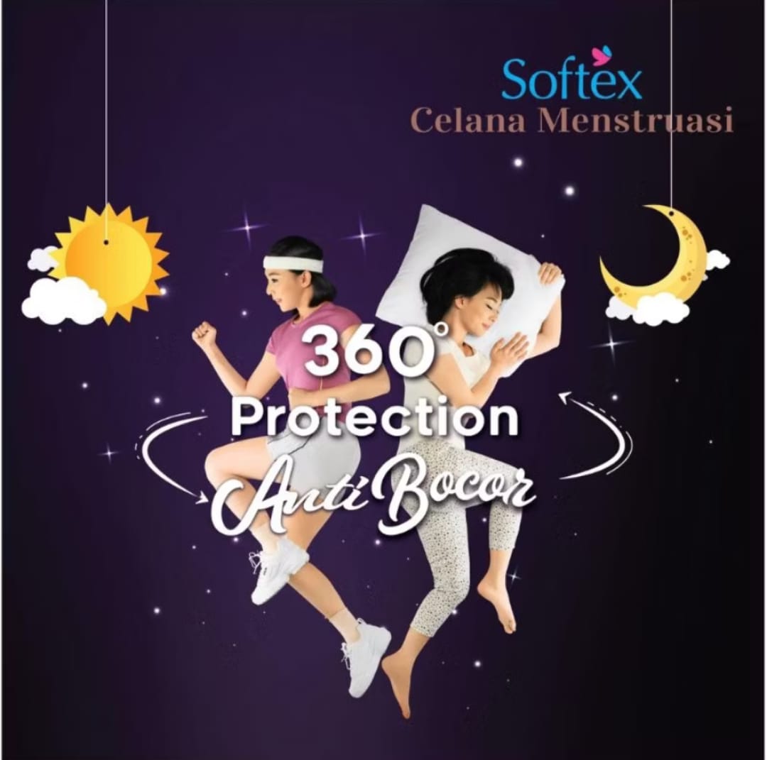 [Bundle of 4 Packs] Softex All Size Overnight Panties Dry & Breathable ...