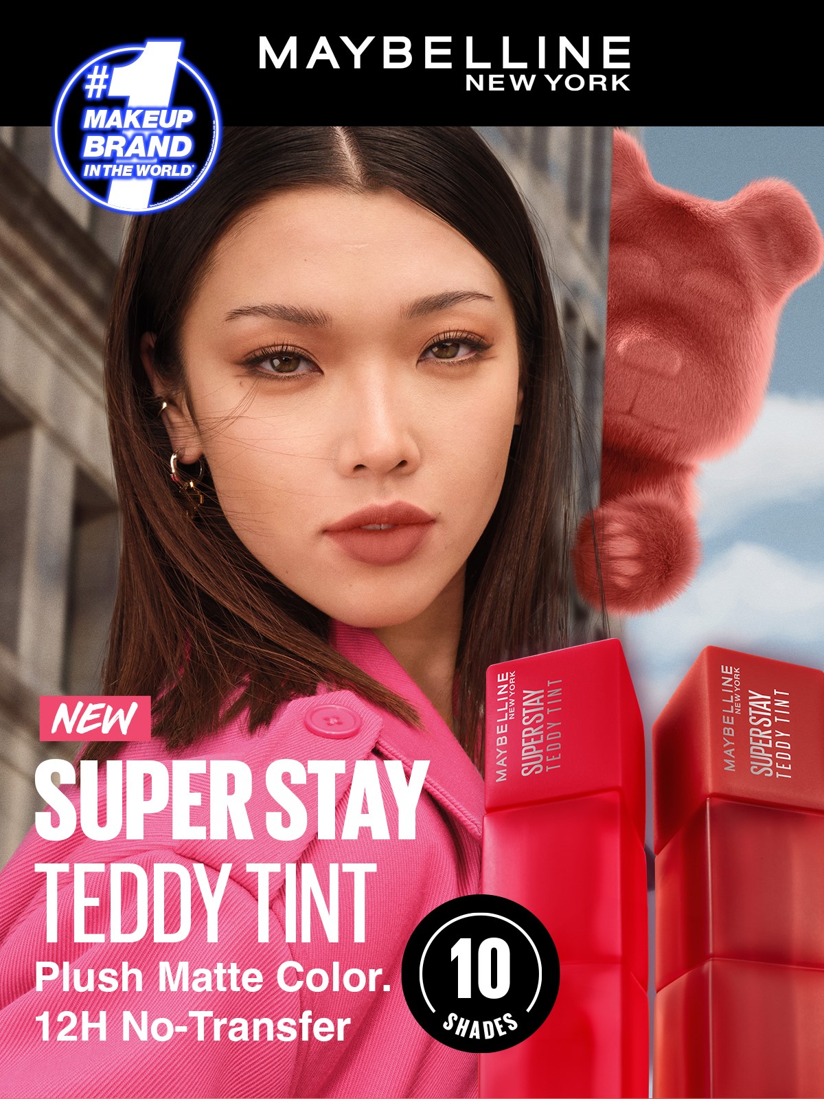 [BUNDLE] Maybelline Super Stay Teddy Tint Duo - 12H Longwear Soft ...