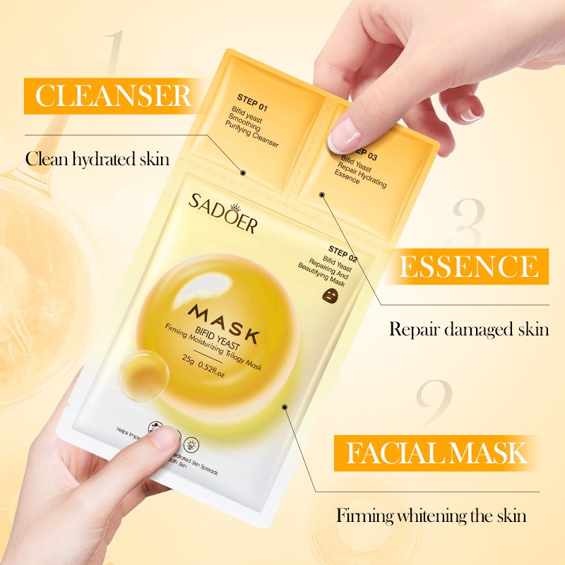 [$0.22 Series!!!] SADOER BIOAQUA KORMESIC Facial Sheet Mask, SLEEPING ...