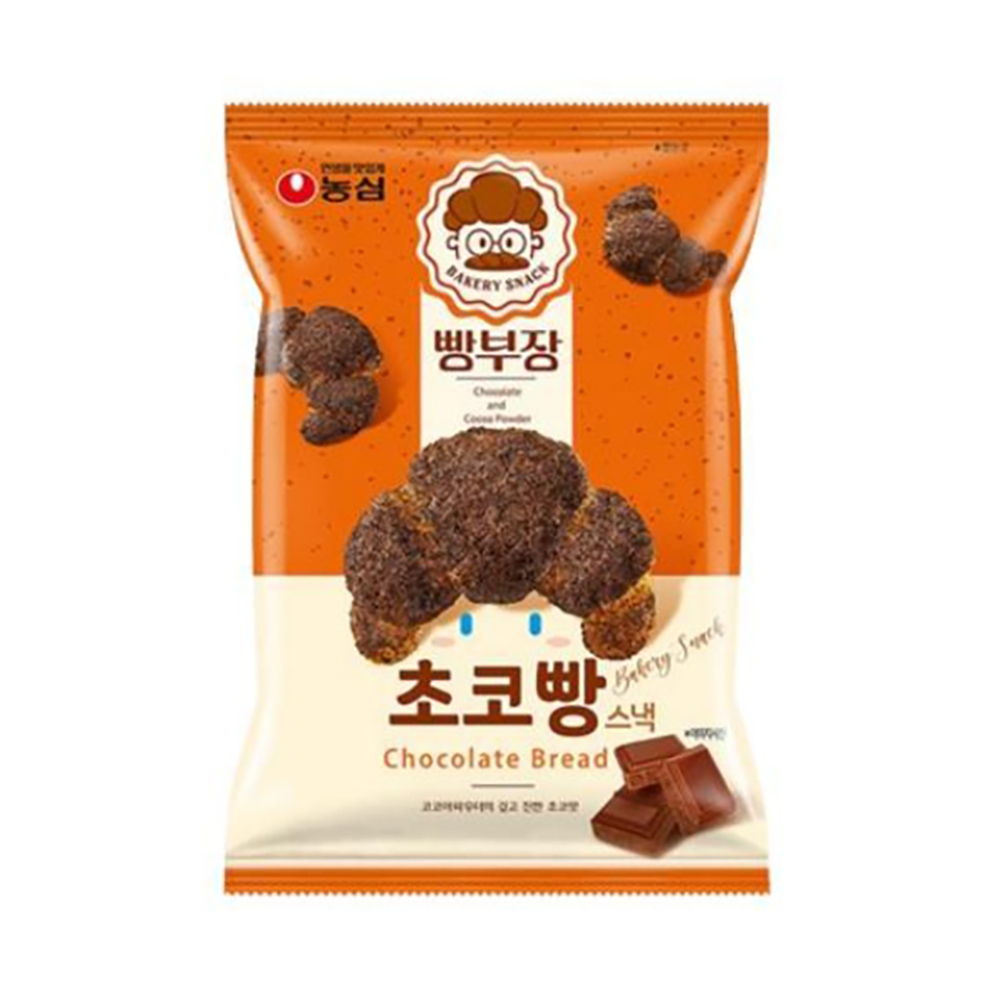 Nongshim Salt Bread Snack 55g / Choco Bread Snack 55g / Raspberry Bread ...