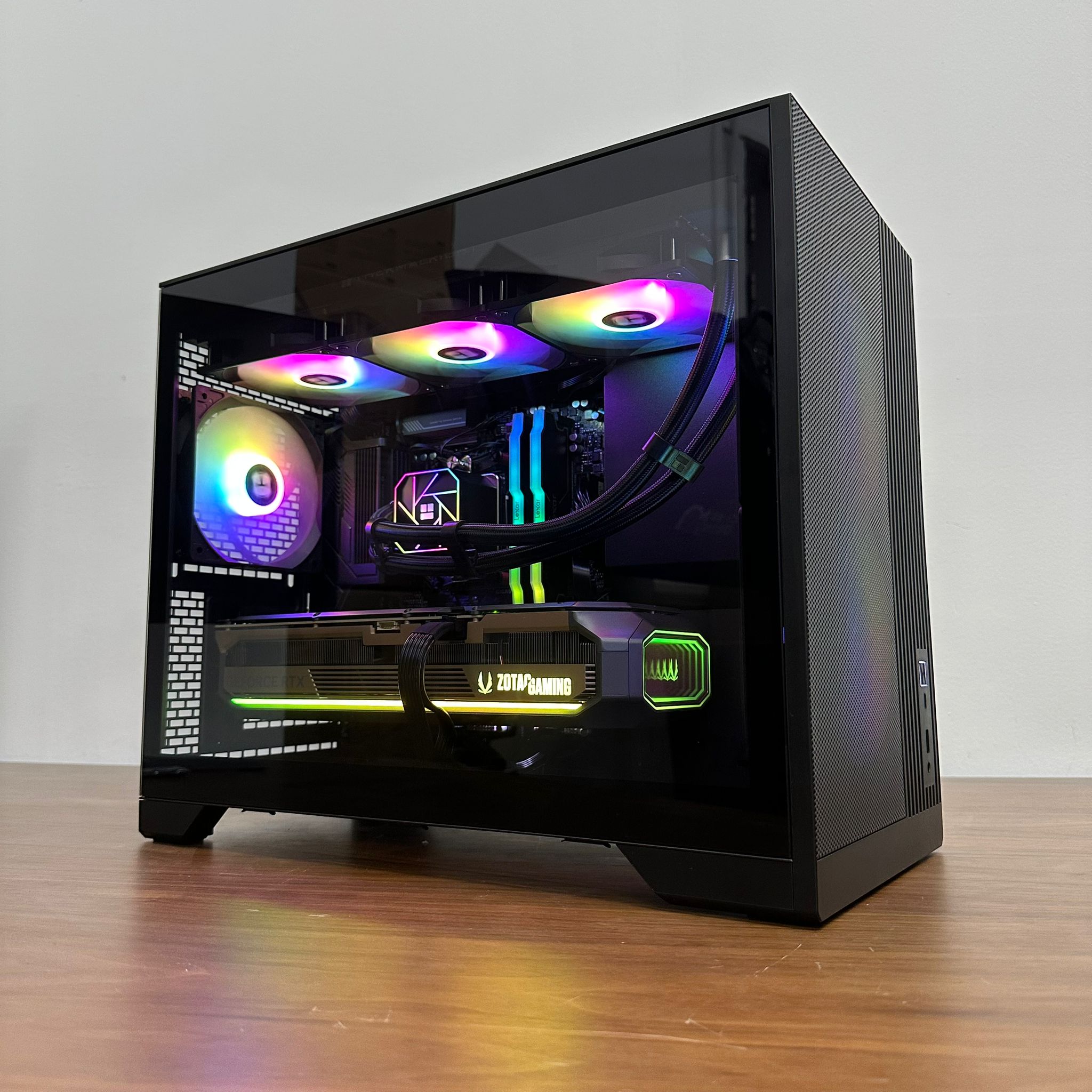Gaming Desktop AMD RYZEN 9 9800X3D WITH RTX 5070TI Phantek XT Gaming PC ...