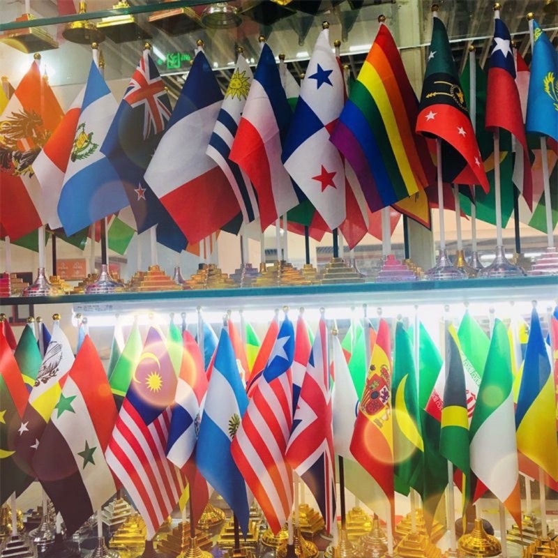 Spot Delivery #1🇸🇬 Singapore【5PCS】Hand-Waving Flag 14*21*30cm World ...