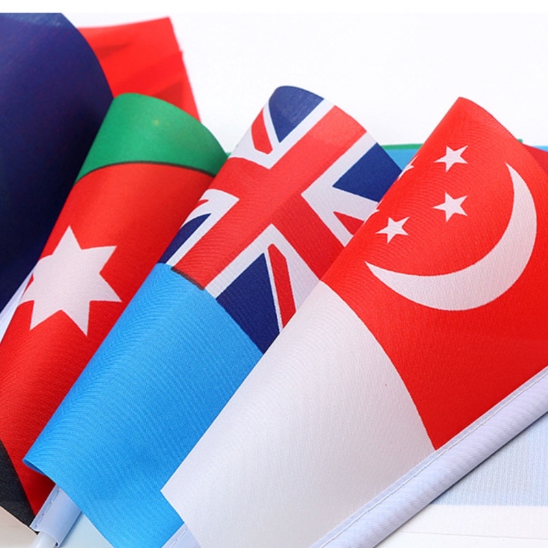 Spot Delivery United Arab Emirates 【5PCS】Hand-Waving Flag 14*21*30cm ...