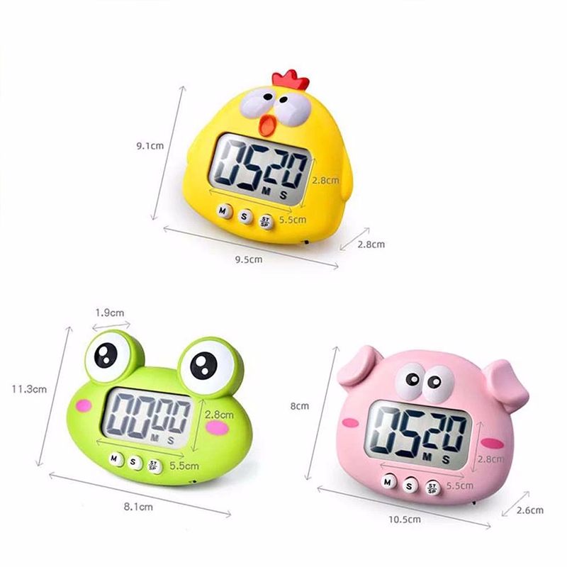 [SG] Cartoon Kitchen Timer Animal Alarm Clock Cooking Tool Magnetic ...