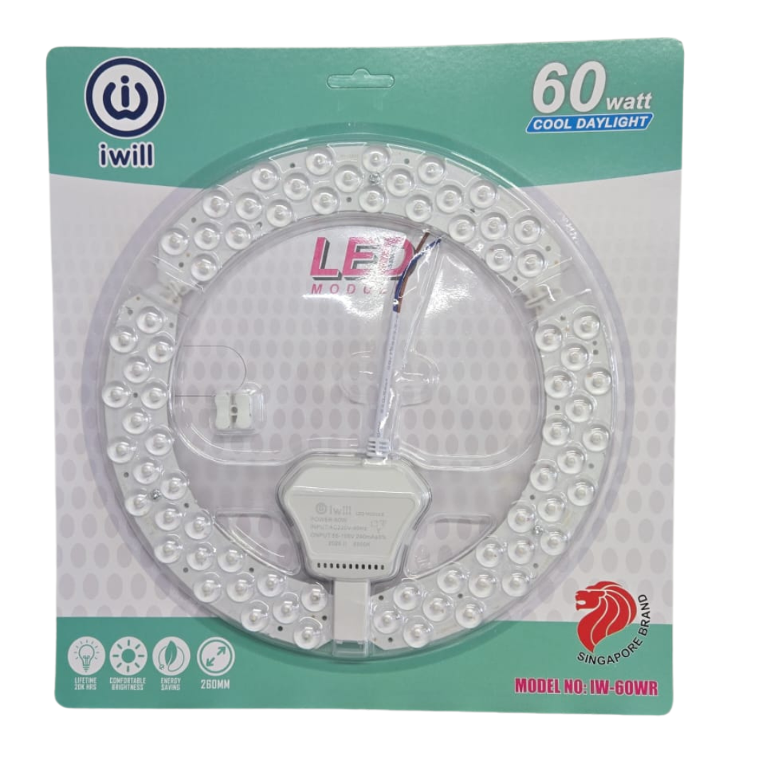 IWill LED Magnetic Circular Ceiling Light (IW-60WR - Day Light ...