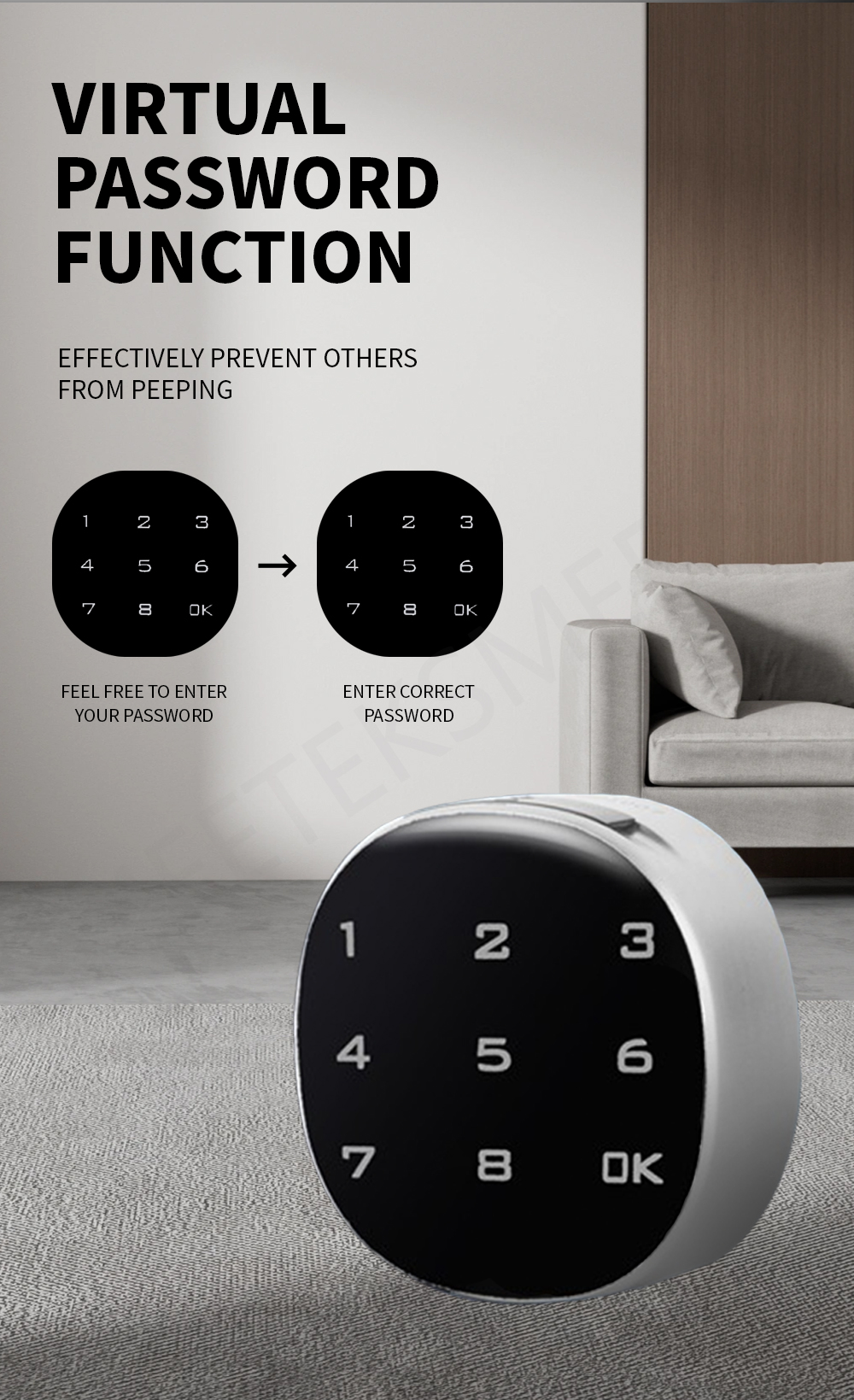 Letter Box Digital Lock Mailbox Lock Letterbox Digital Lock Cabinet ...