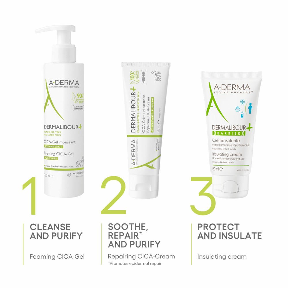 ADERMA Dermalibour + Repairing Soothing Cream (For Irritated & Fragile ...