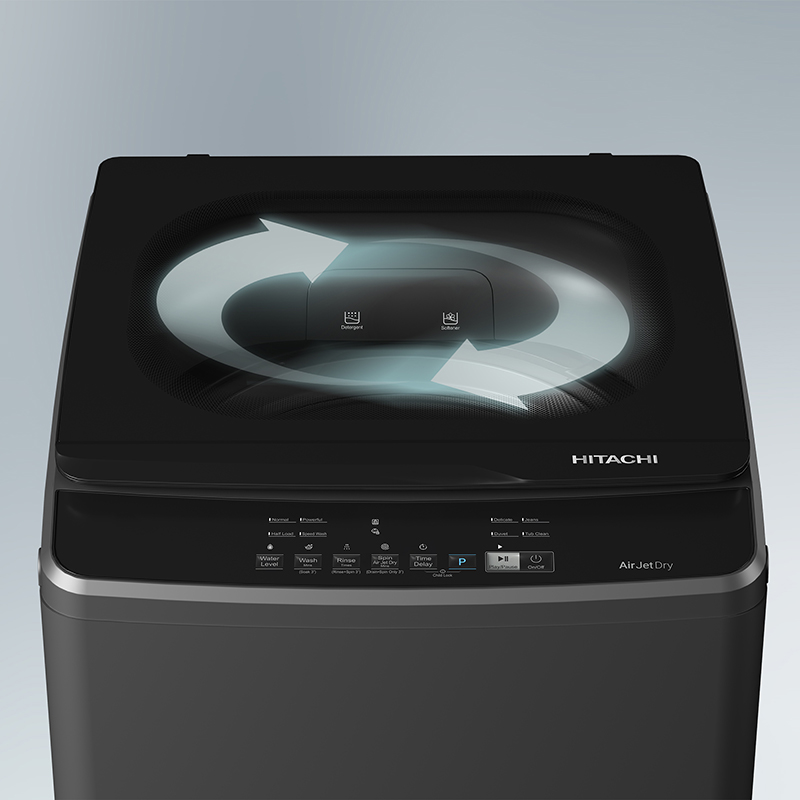 Hitachi Smart Wash Top Load Washer 9kg LTL 09M00 | Shopee Singapore