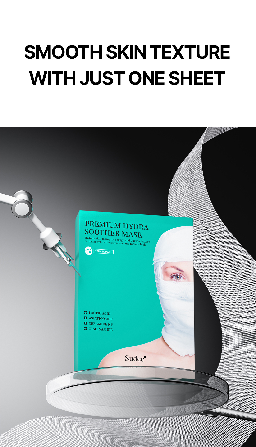 [Buy 1 box get 1 piece free]Sudee New Mask 1ea - Green (Premium Hydra ...