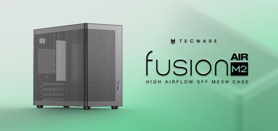 Tecware Fusion 2 Air - MATX 3F, Fusion Air M2 High Airflow SFF Case ...