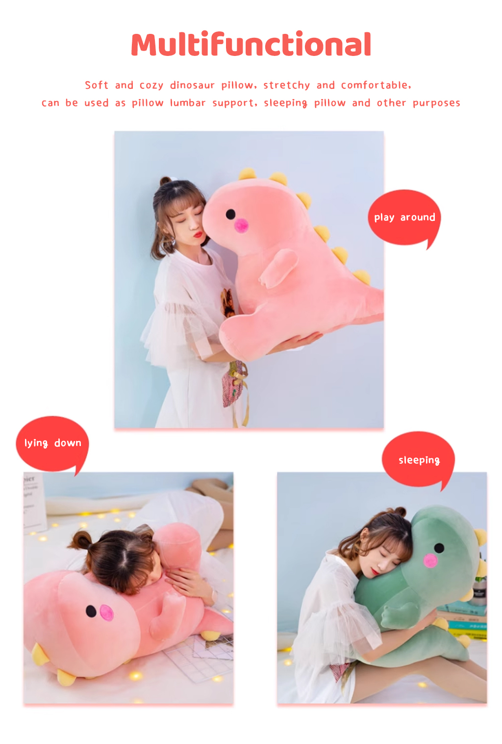 TURTLE Blushing Dinosaur Stuffed Toy Soft Toy Plushie Dinosaur Keychain ...