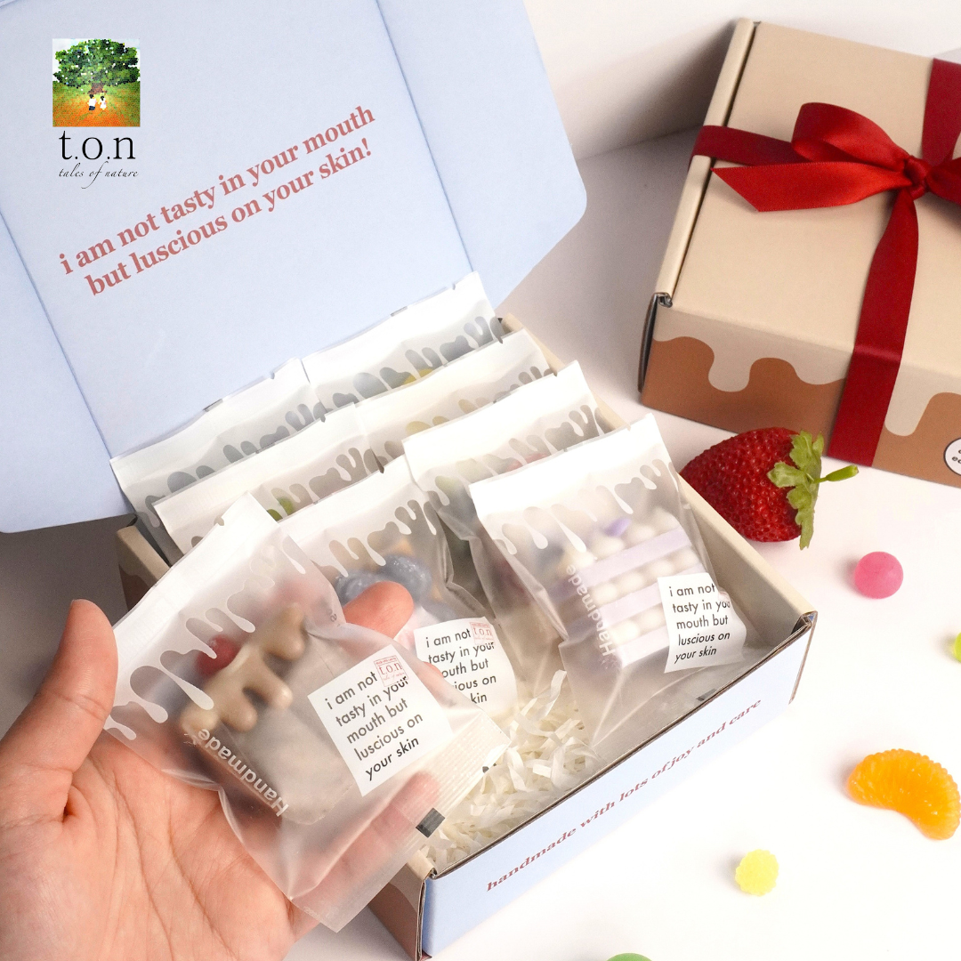 t.o.n Handmade Yummy Looking Natural Soap Premium Gift Set (x 1 SET ...